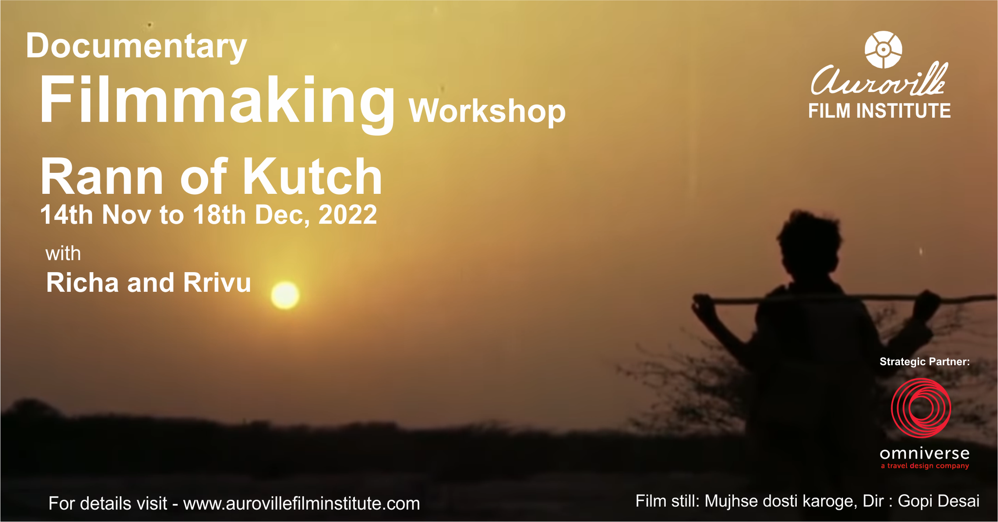 On Site Workshops & Retreats – Auroville Film Institute